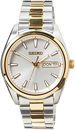 Seiko Homme Analogue Quartz Montre avec Bracelet en Cuir SUR449P1 ...