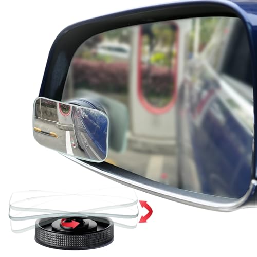 Snapklik.com : Suction Cup Blind Spot Mirror, Ampper HD Glass Frameless ...