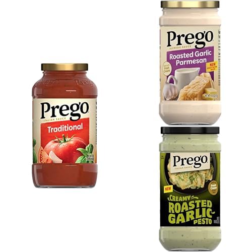Amazon.com : Bundle of Prego Traditional Pasta Sauce, 24 Oz Jar + Prego ...