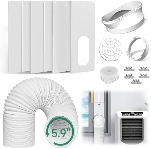 Amazon.com: Plusluck Portable Air Conditioner Window Vent Kit, 10Pcs ...