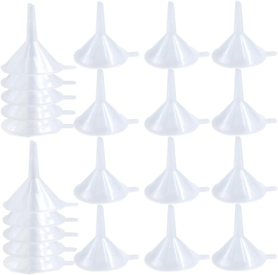 Mini Funnel | Small Funnel 5-Pack for Lab Bottles Sand Art Perfumes ...