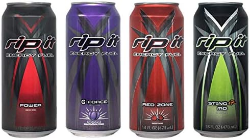 Amazon.com: Rip It Energy Drink Variety Pack - 12 Cans of 16 fl oz Each ...