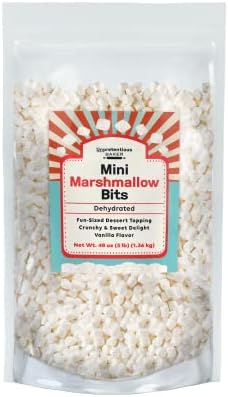Amazon.com : Unpretentious Mini Dehydrated Marshmallow Bits, 3 lb ...