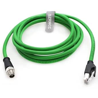 SZRMCC Cognex Ethernet Cable M12 X-Coded 8pin to RJ45 Cat6 GigE Cable ...