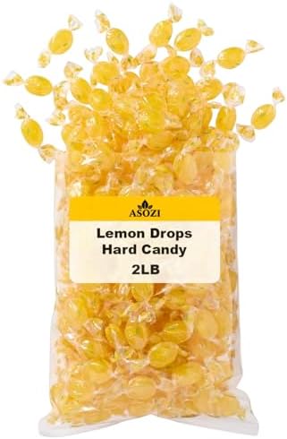 Amazon.com : Lemon Candy Hard Drops 2lb - Quality Old-Fashioned Lemon ...