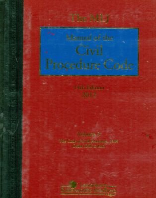 Manual of the Civil Procedure Code in 3 vols. 14/e HB: unknown author ...