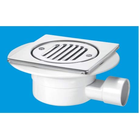 McAlpine Horizontal Shower Gully with Built in Valve – BigaMart