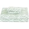 Amazon.com: Chezmoi Collection Medina 3-Piece Tranquil Leaf Bed Sheet ...