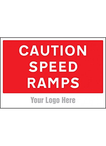 Caledonia Signs 55768 Caution Speed Ramps Site Saver Sign, 600 mm x 400 ...