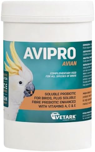 Vetark Avipro Avian Prebiotic and Probiotic For All Bird Species ...