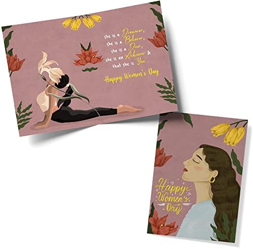 MustHome International Women's Day Greeting Card Gift for Women's Day ...