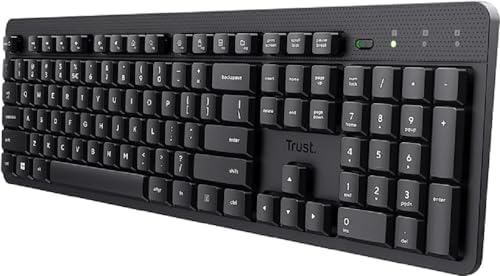 Trust Ody II Silent Wireless Keyboard, Italian Layout, Low Profile Keys ...