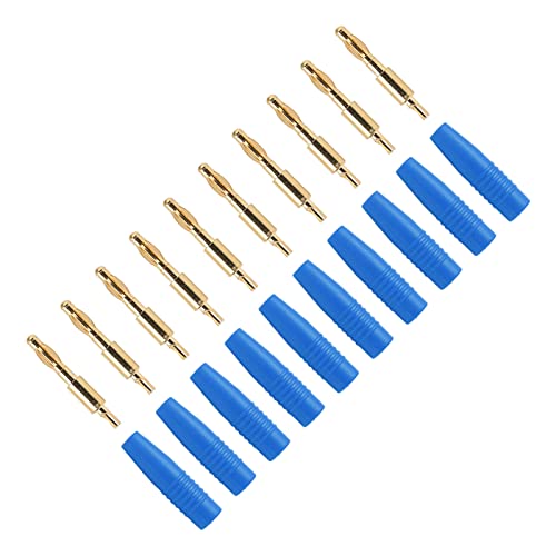 Ubersweet® Banana Plug Male Connector, Insulating Shell Removable 4.0mm ...