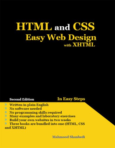 Amazon | HTML and CSS Easy Web Design with XHTML | Shanbedi, Mahmood ...