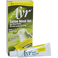 Amazon.com: Ayr Saline Nasal Gel, With Soothing Aloe, 0.5 Ounce Tube