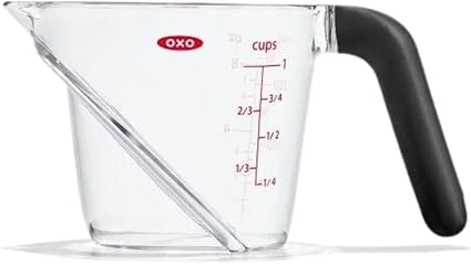 OXO Angled Measuring Cup with Patented Read-from-Above Design