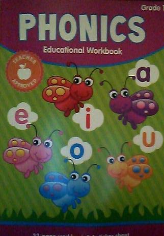 Phonics Educational Workbook 32- Page Workbook & 1 Sticker Sheet (Grade ...