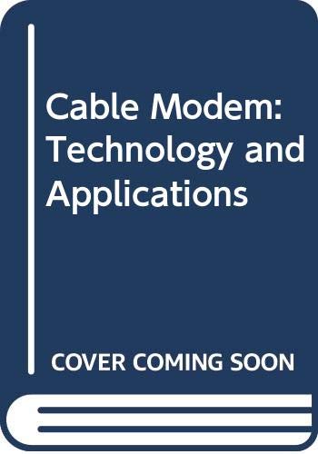Buy Cable Modem: Technology and Applications Book Online at Low Prices ...