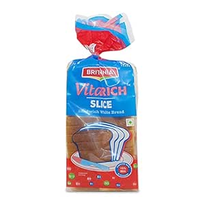 Britannia Vitarich Sandwich Slice White Bread, 350g Pouch : Amazon.in ...