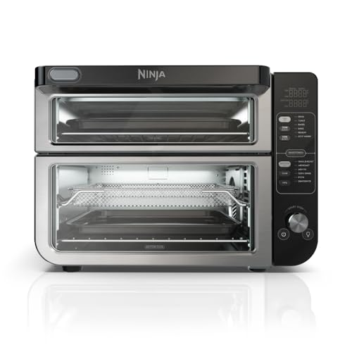 Ninja DCT401 12-in-1 Double Oven with FlexDoor, FlavorSeal & Smart ...