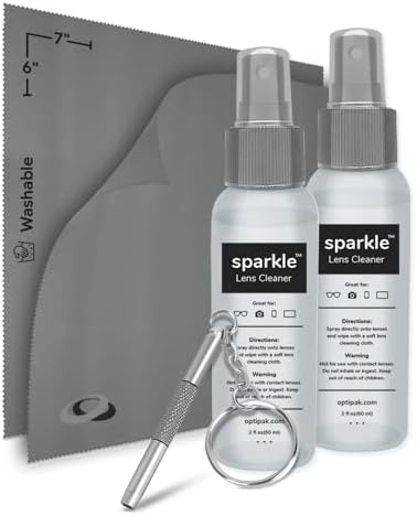Amazon.com: OPTIPAK Sparkle Anti-Reflective Safe Lens Cleaner & Repair ...
