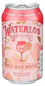 Amazon.com: WATERLOO SPARKLING WATER All Day Rose Sparkling Water Sgl, 12 FZ : Grocery & Gourmet ...