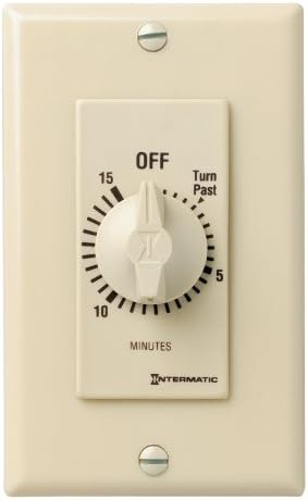 Intermatic FD415M 15-Minute Spring-Loaded Wall Timer for Lights and ...