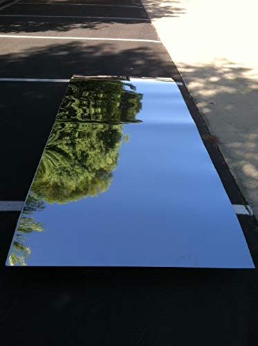 Amazon.com: Chrome Stainless Steel Sheet, 24Ga x 48" x 120" - 1 PC ...