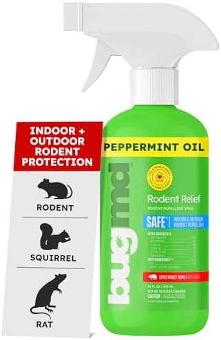 Amazon.com: BugMD Peppermint Oil Spray for Rodents - 16oz Mouse ...