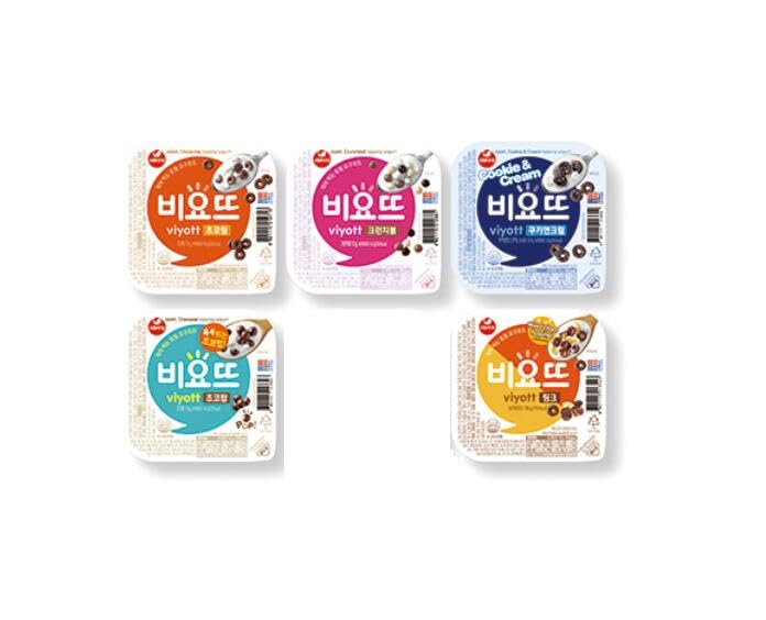 Amazon.co.jp: ビヨット×5種類セット（味はランダム） 韓国 ヨーグルトviyott ビヨット ヨーグルト 韓国ヨーグルト ...