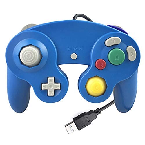 Buy Reiso Classic NGC Wired USB Controller for Windows PC MAC(blue1 ...