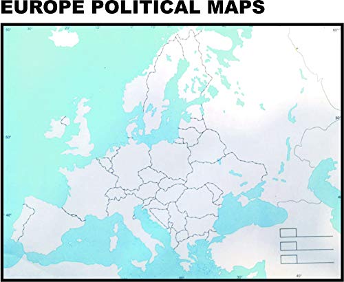 EUROPE POLITICAL Practice Maps (Set Of 100 Maps) from NOZOMI : Amazon ...
