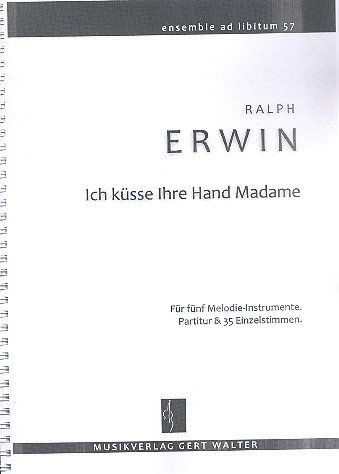 Amazon.com: Ich küsse Ihre Hand Madame: 9790700299767: Books