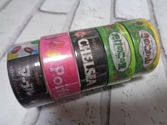 Cando Meiji Masking Tape Collection 5-Piece Set Daiso: Amazon.com ...
