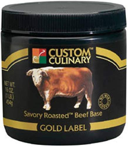 Amazon.com : Custom Culinary Gold Label Savory Roasted Beef Base, 20 ...