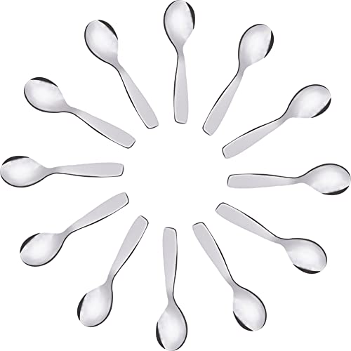 Buy Stainless Steel Set of 2 Pcs Tea Spoons for Home and Kitchen ...