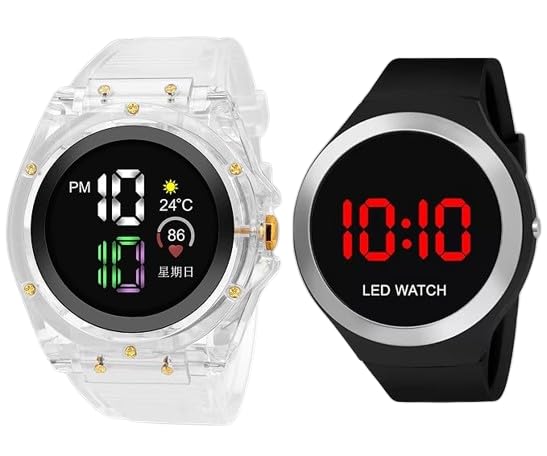 Buy THMT Latest Trending Classy Design Sports Digital Watch Combo (Pack ...
