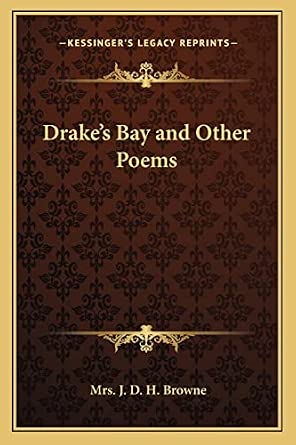 Drake's Bay and Other Poems : Buy Online at Best Price in KSA - Souq is ...