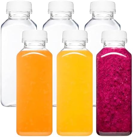 Amazon.com: 12 oz Juice Bottles with Caps for Juicing (12 pack ...