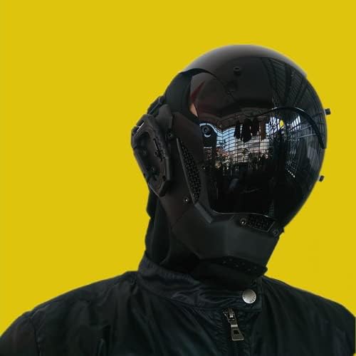 Cool Punk Mask Cosplay for Men, Cyberpunk Mask Helmet, Futuristic ...