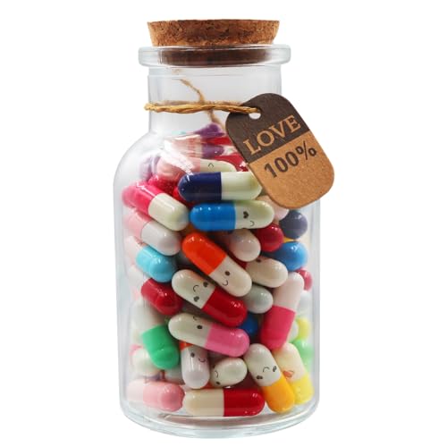 Best Love Message in Capsule (90pcs) Bottle Glass | StylesDaddy