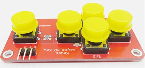 Eatech AD Keyboard Simulate Five Key Module Analog Button for Ardunio Sensor Expansion Board ...