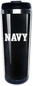 Amazon.co.jp: NAVYロゴフィジカルトレーニングUSミリタリートラベルマグカップコーヒータンブラーCute Cups : ホーム ...