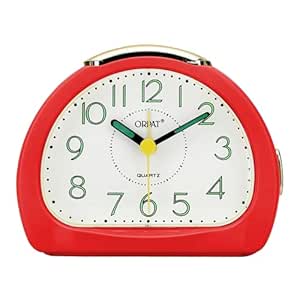 Buy Ajanta Orpat Time Piece Beep Alarm Clock (Small_138X113X72 mm) (Red ...