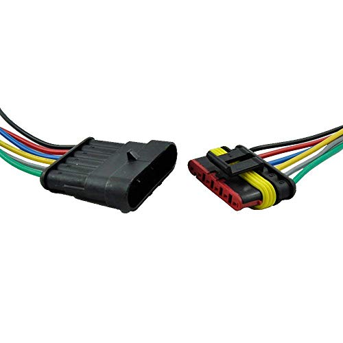 Snapklik.com : 6 Pin Way Car Waterproof Wire Connector Plug Auto ...