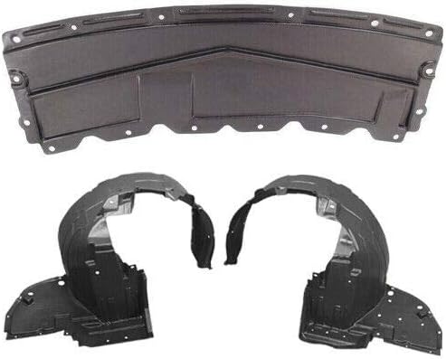 Amazon.com: Parts N Go 2015-2019 Versa Sedan Fender Liner Pair with ...