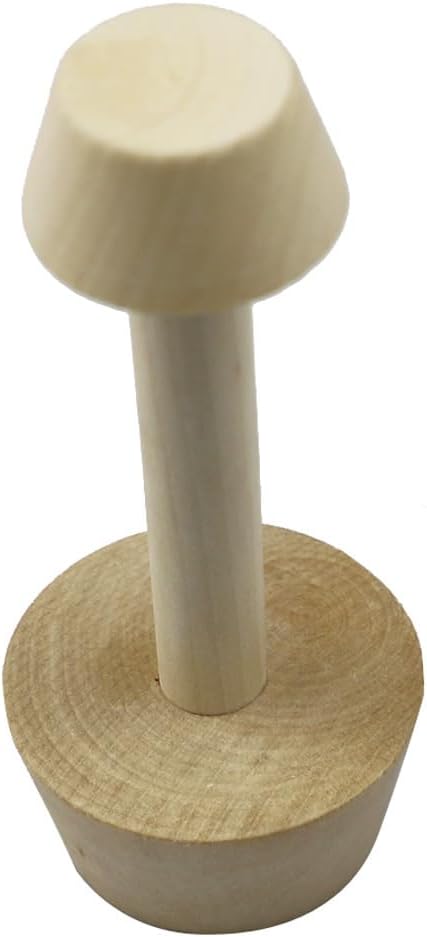 Amazon.com: Jinshining Tart Tamper Pastry Tamper Double Side Wooden Egg ...