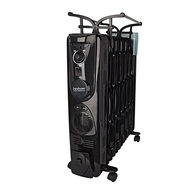 Hindware Atlantic 2900 Watt Ofr Room Heater With Ptc Fan- Velda 13 Fin ...