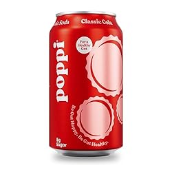 Amazon.com : POPPI Sparkling Prebiotic Soda, Beverages w/Apple Cider Vinegar, Seltzer Water ...