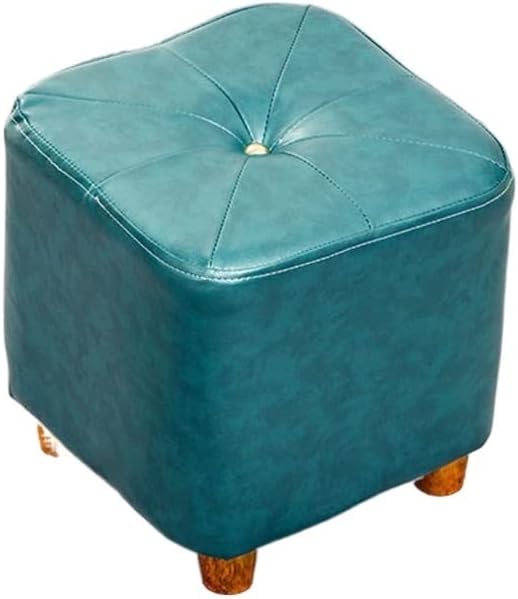 ONDIAN Footstool Sofa Stool Low Stool Household Living Room Leather ...